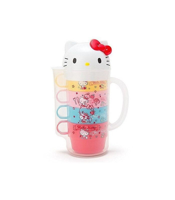 Hello Kitty Pitcher And Cups: D-Cut - The Kitty Shop