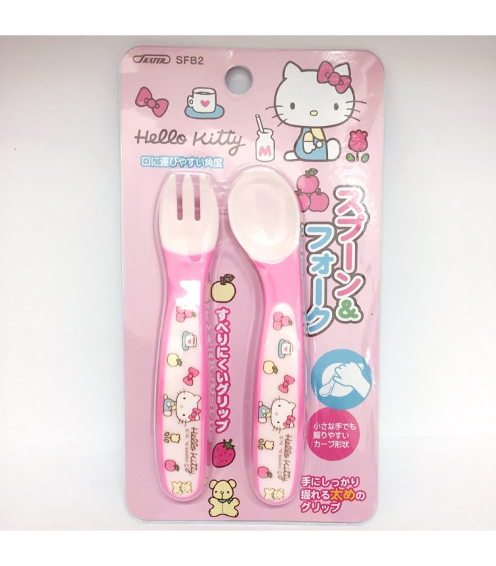 Hello Kitty Baby Spoon & Fork Set - The Kitty Shop