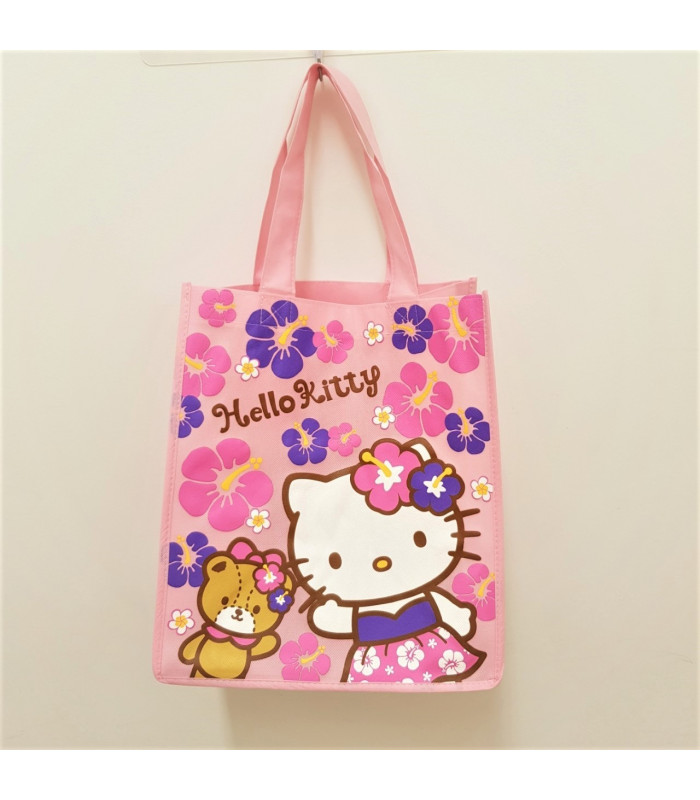 Hello Kitty Reusable Shopping Bag: Hibiscus - The Kitty Shop