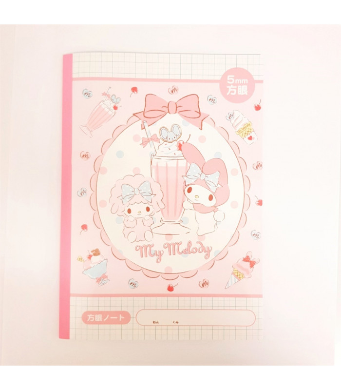 My Melody B5 Grid Note Book - The Kitty Shop