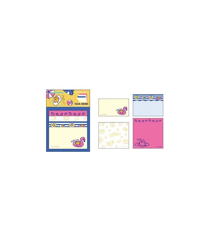 Gudetama Sticky Notes: Vacation - The Kitty Shop