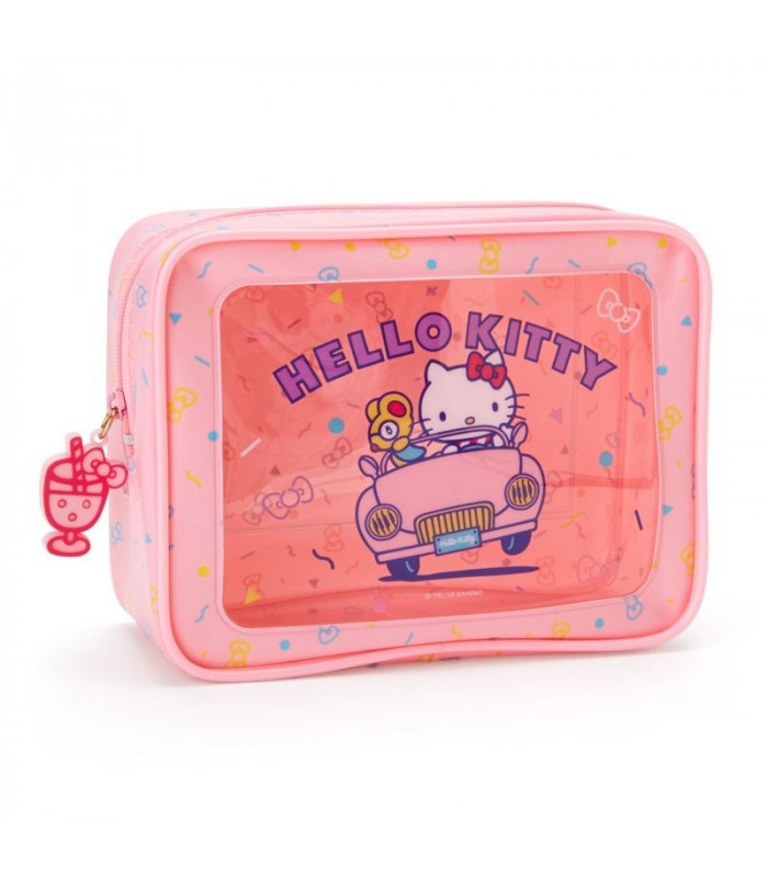 Hello Kitty Vinyl Pouch: Vacation - The Kitty Shop