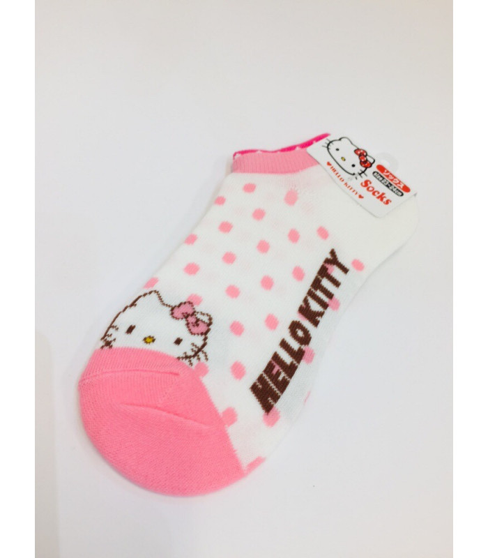 Hello Kitty Sneaker Socks Pink - The Kitty Shop