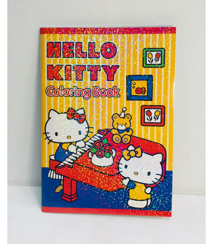 Hello Kitty Coloring Book With Stickers L - The Kitty Shop