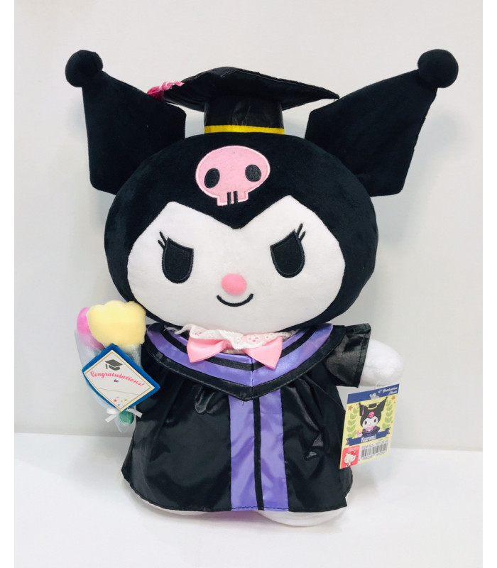 Kuromi 12 Inch Graduation Plush - The Kitty Shop
