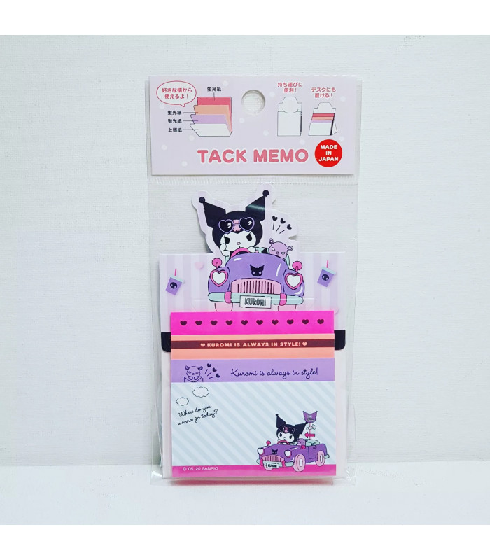 Kuromi Sticky Notes: Stand Pack - The Kitty Shop