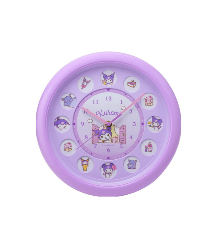 Kuromi Analog Wall Clock - The Kitty Shop