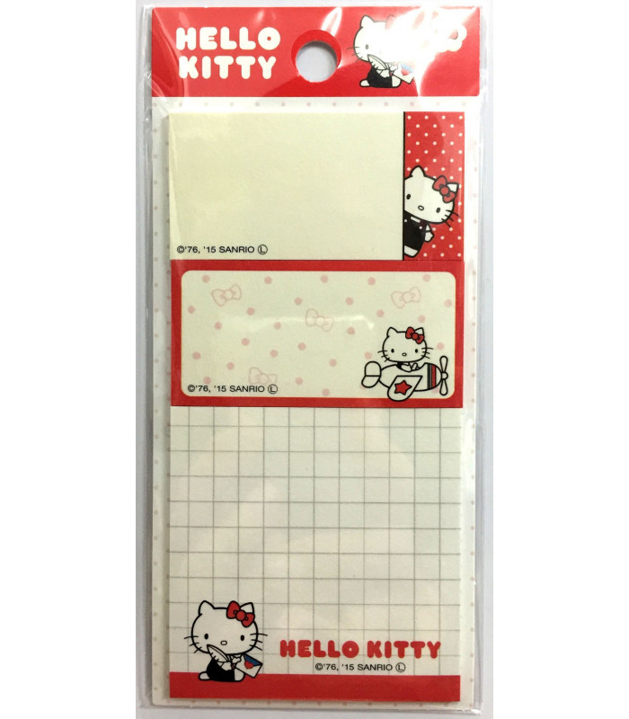 Hello Kitty Square Sticky Note 3P - The Kitty Shop