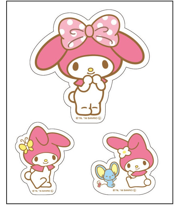My Melody Stickers - The Kitty Shop