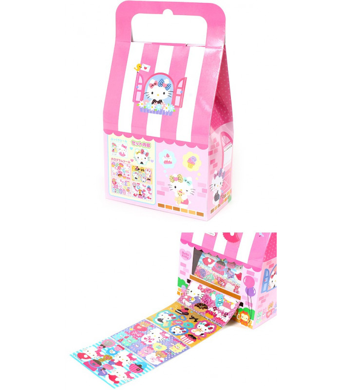 Hello Kitty Roll Stickers In Box: - The Kitty Shop