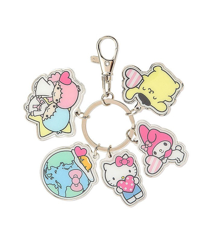 Sanrio Characters Key Chain: World - The Kitty Shop