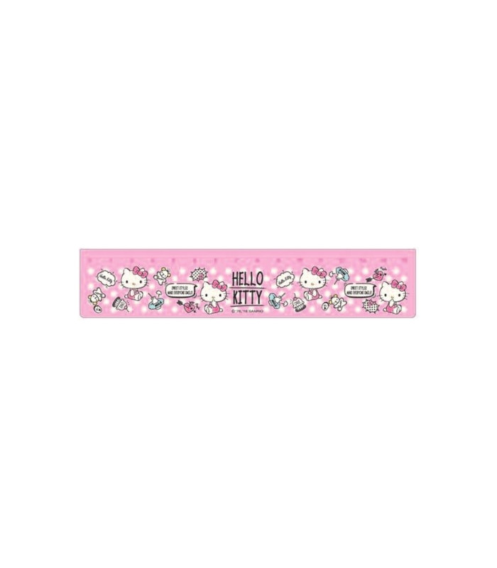 Hello Kitty 15cm Ruler: Word - The Kitty Shop