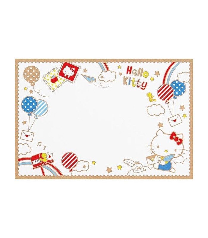 Hello Kitty Post Card: Cloud - The Kitty Shop