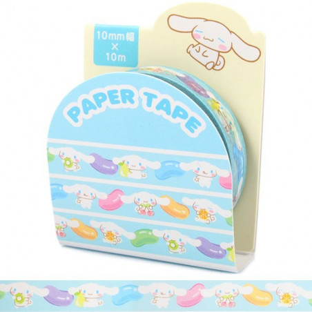 Cinnamoroll Paper Tape:10 Colorful