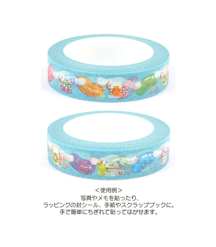Cinnamoroll Paper Tape:10 Colorful