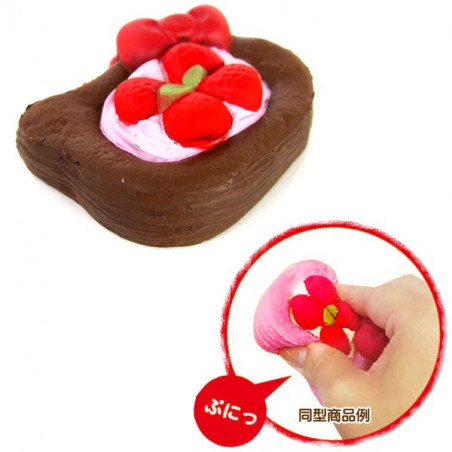 Hello Kitty Squishy Mascot Danish Choco