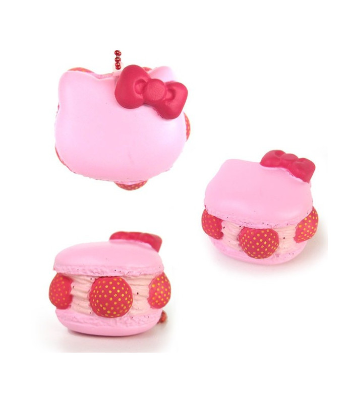 Hello Kitty Squishy Mascot Macaron Berry
