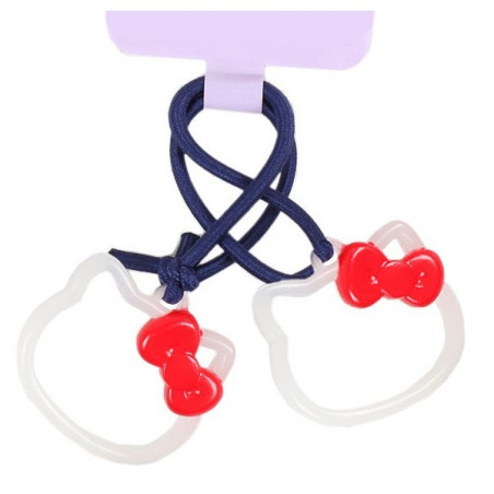 Hello Kitty Ponytail Holder: Frame Red
