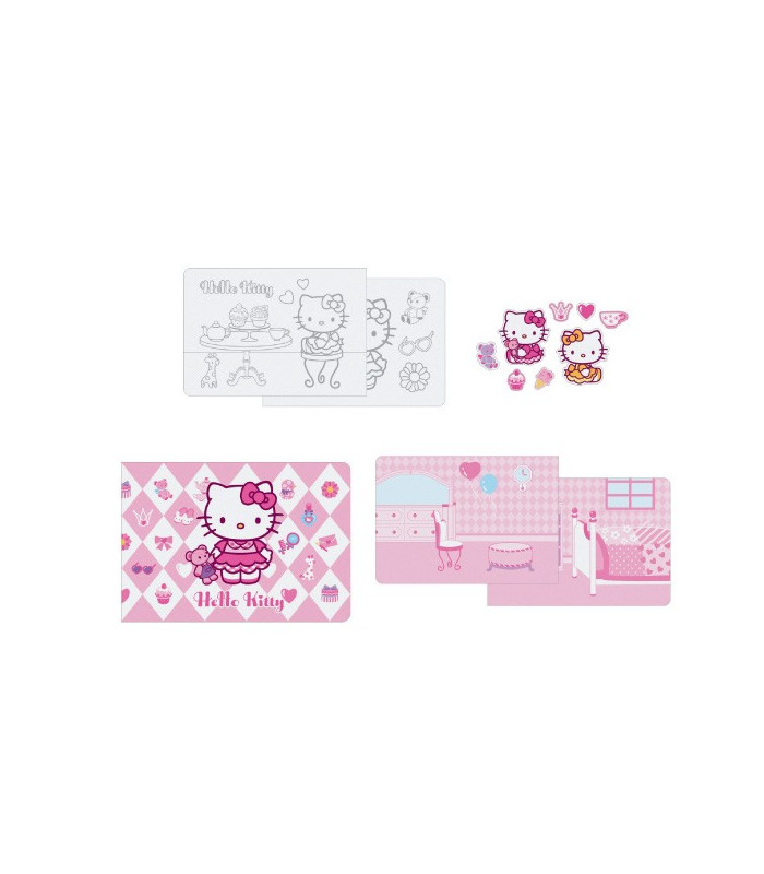 Hello Kitty Pink Sticker Album with Stickers