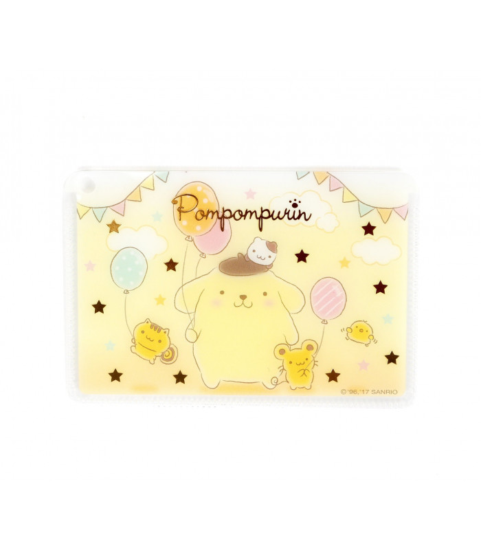 Pompompurin Cute ID Card Case: Balloons