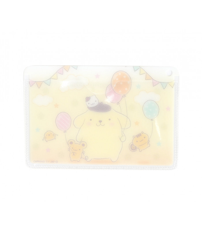 Pompompurin Cute ID Card Case: Balloons