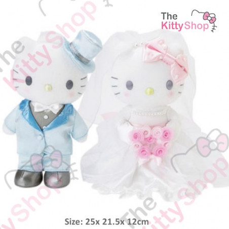 Hello Kitty Wedding Plush Set