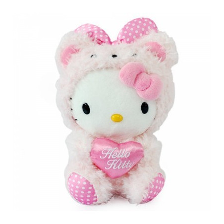Hello Kitty Pink Heart Plush(M)