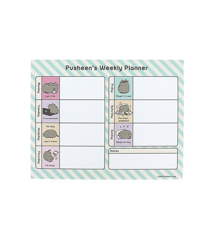 Pusheen Weekly Planner