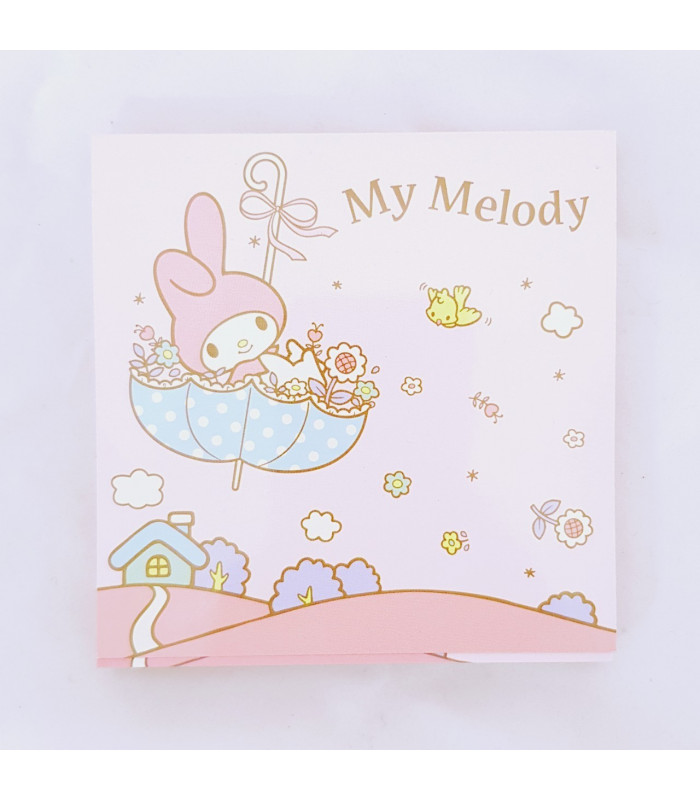 My Melody Block Memo: Parasol