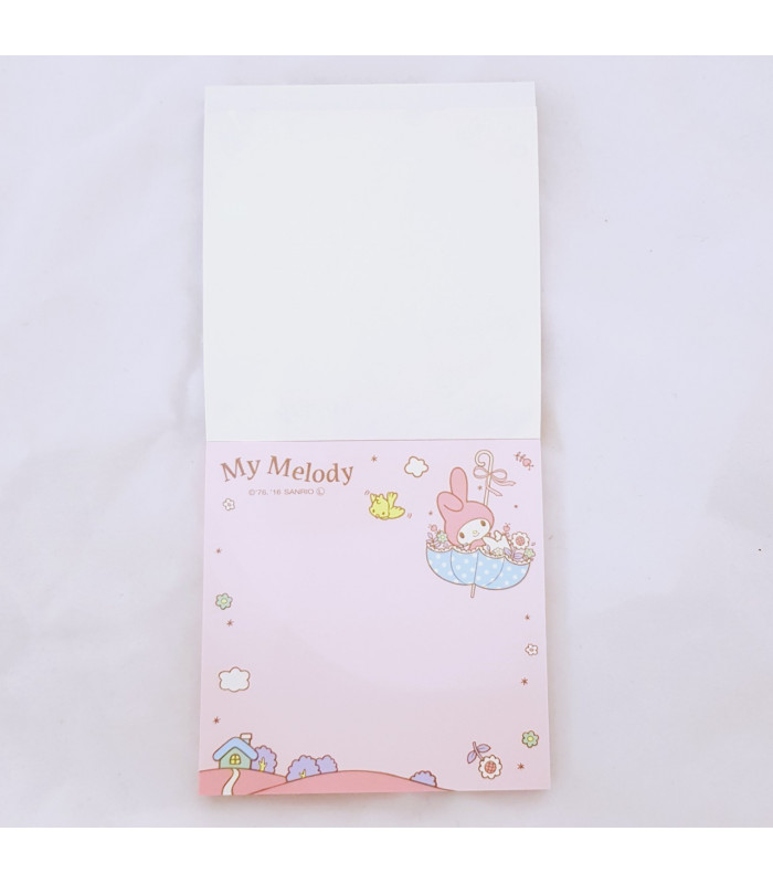 My Melody Block Memo: Parasol