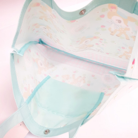 Hummingmint Laminated Tote Bag: Clover