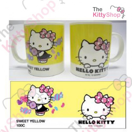 Hello Kitty Yellow Pantone Mug