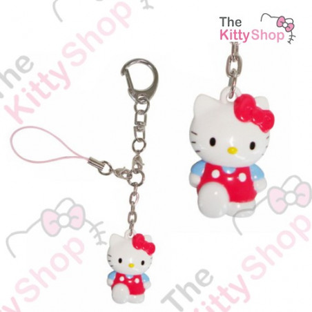 Hello Kitty Red Walking Mascot Key Holder