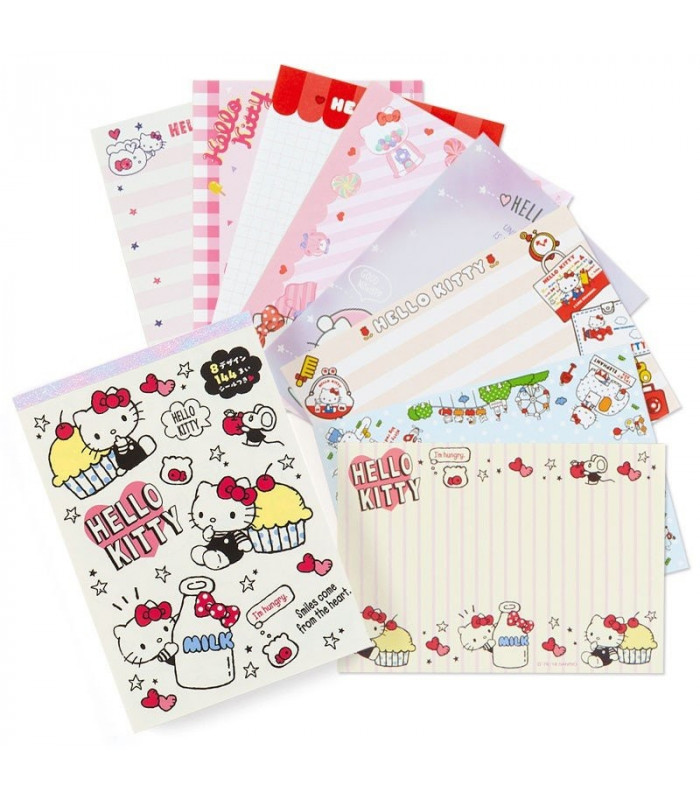 Hello Kitty Memo Pad: 8-Design