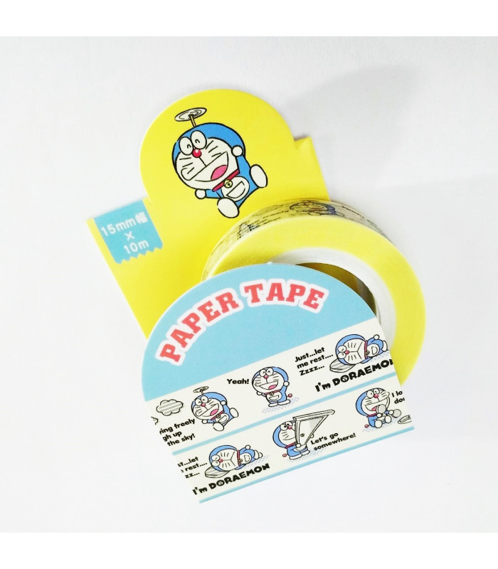 I'm Doraemon Paper Tape:15Mm X 10M Cream
