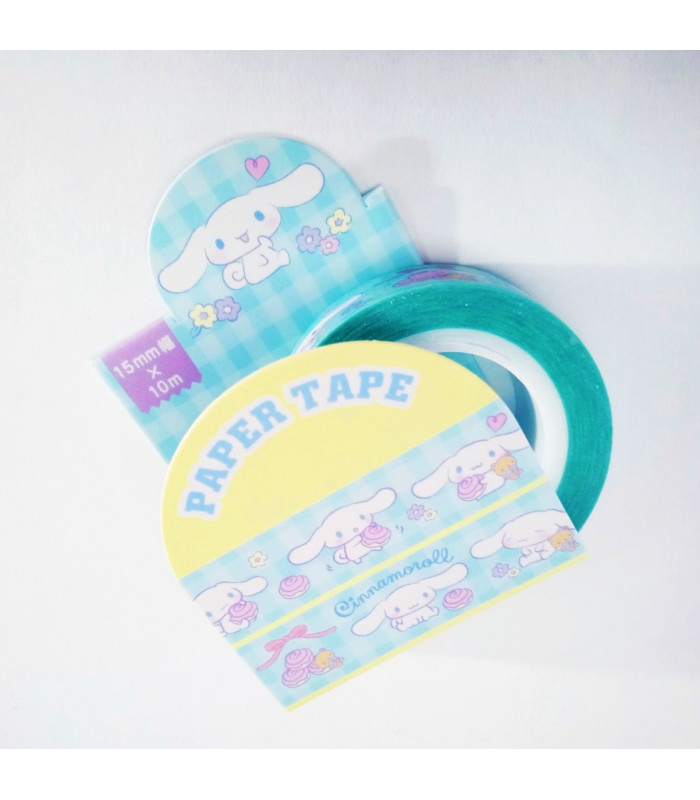 Cinnamoroll Paper Tape:15Mm X 10M Check