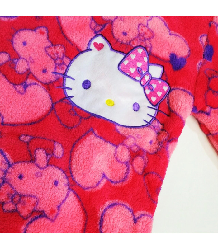 Hello Kitty Bath Robe Kids Heart
