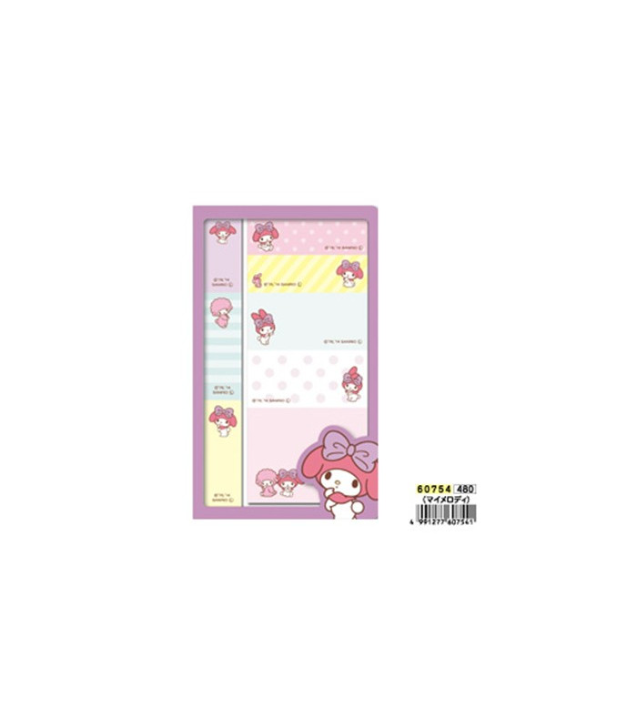 My Melody Memo With Case Sticky Notes