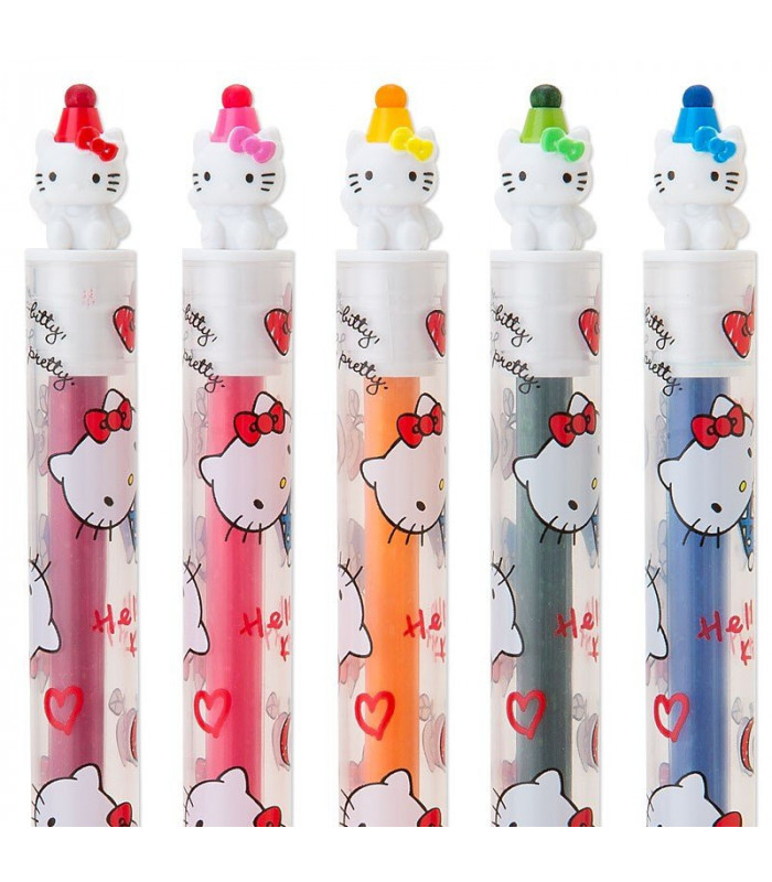 Hello Kitty Diecut Soft Tipped Pen Set