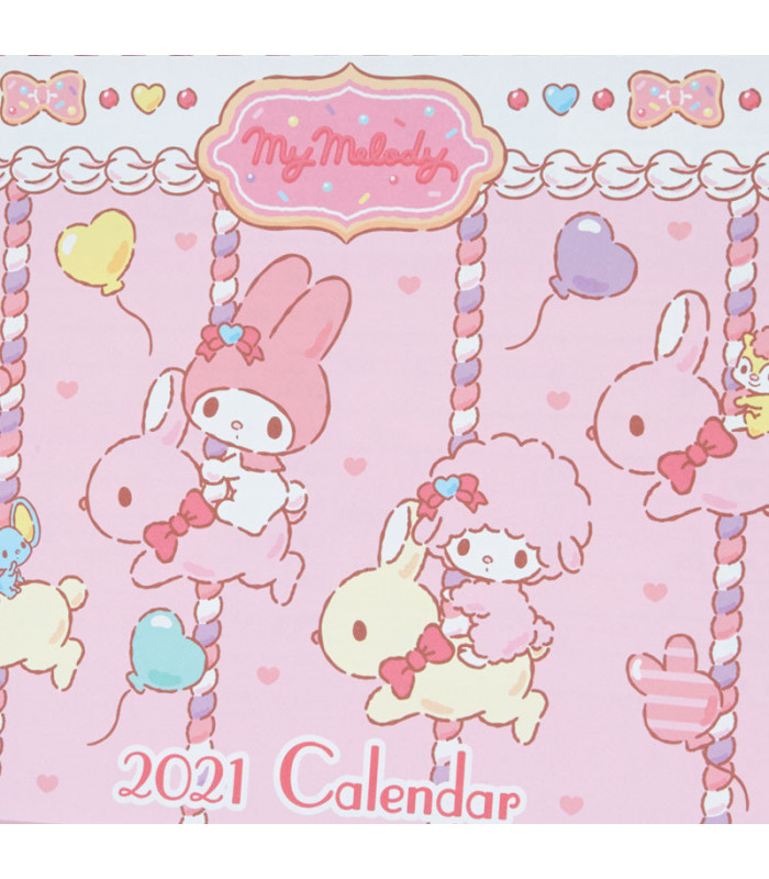 My Melody Desk Calendar: 2021