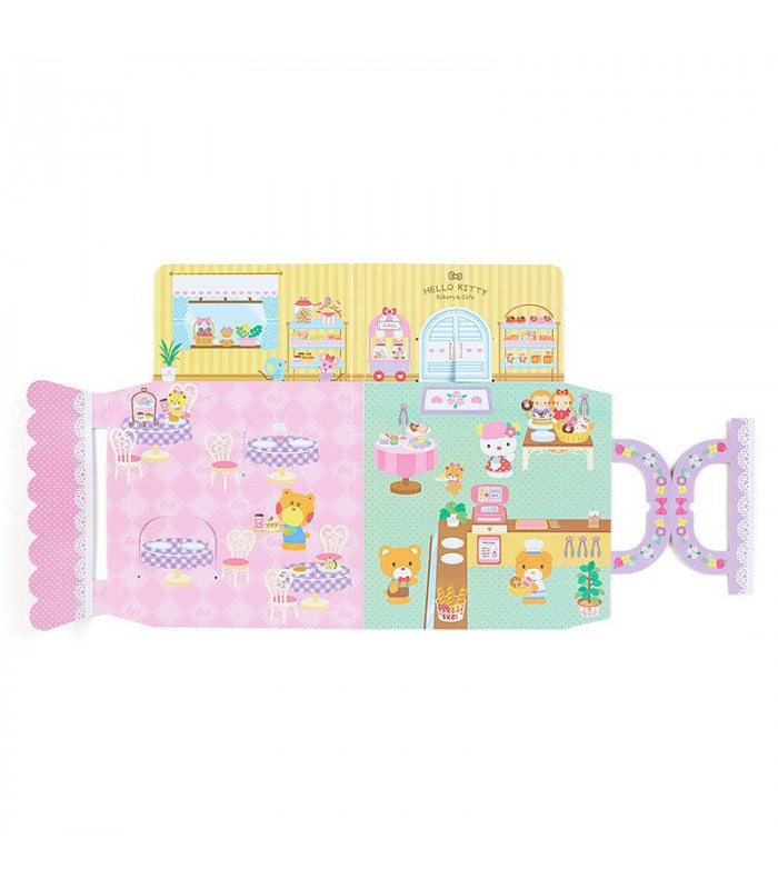 Hello Kitty Stickers in Case: Cafe