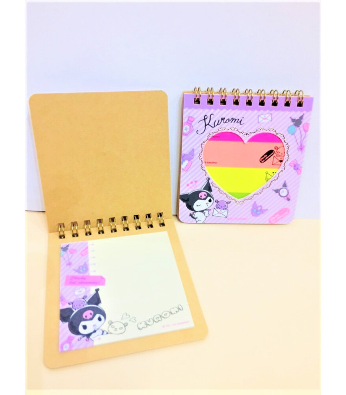 Kuromi Sticky Notes: Spiral