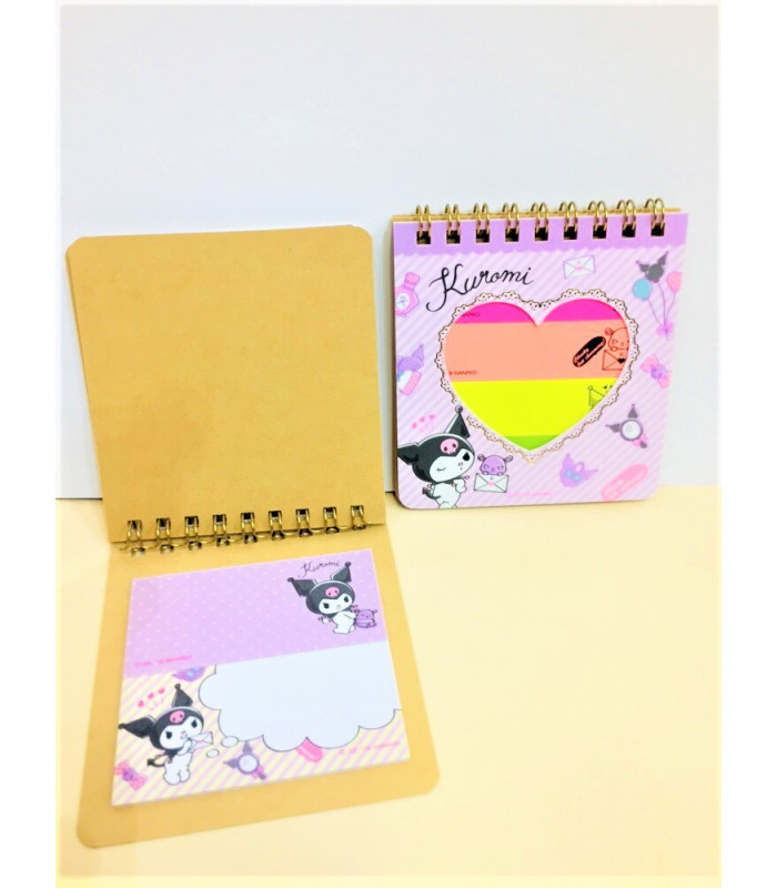 Kuromi Sticky Notes: Spiral