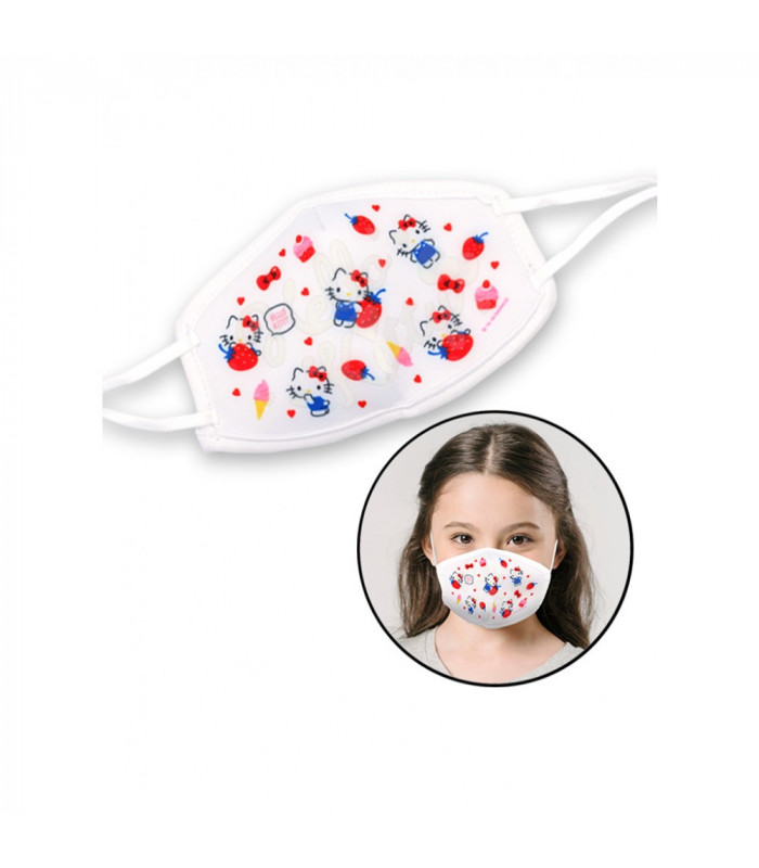 Hello Kitty Reflective Fabric Face Mask