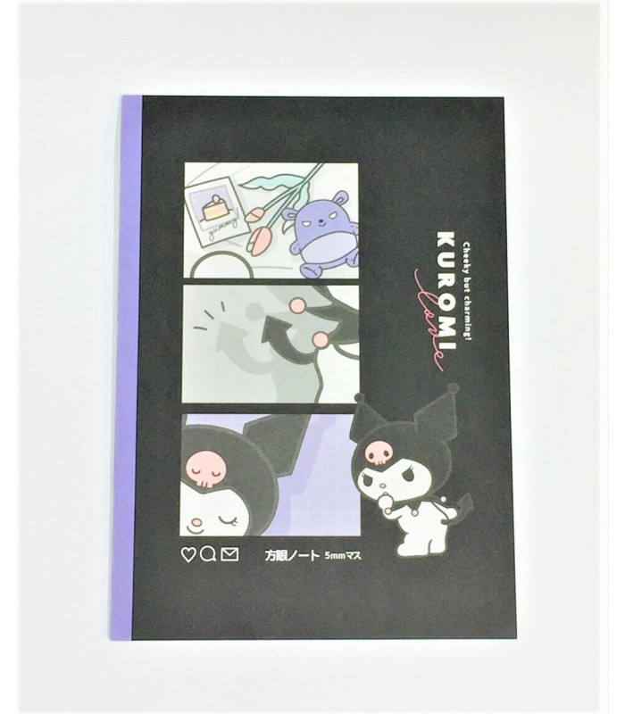 Kuromi B5 Grid Notebook