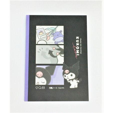 Kuromi B5 Grid Notebook