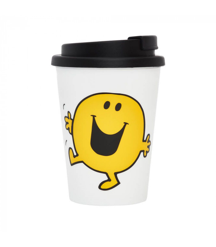Mr Men Little Miss Travel Mug: Mr Happy