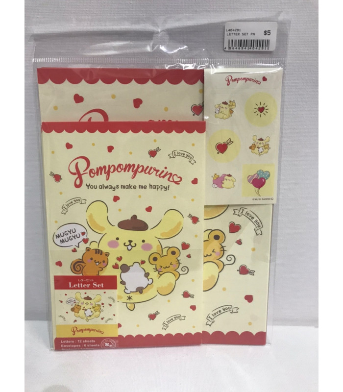 Pompompurin Letter Set
