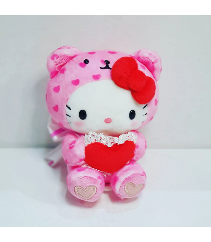 Hello Kitty Mascot Plush Assorted Pink Bear Valentine Heart