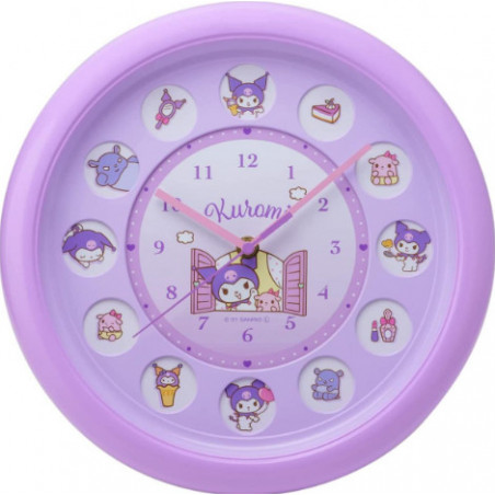 Kuromi Analog Wall Clock